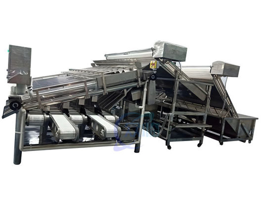 4900W Udang Grading Mesin Roller Control Anti Erosi Otomatis